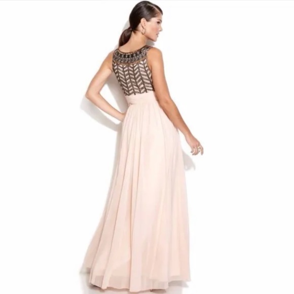 JS Collections | Dresses | Js Collections Size Beaded And Chiffon Dress ...